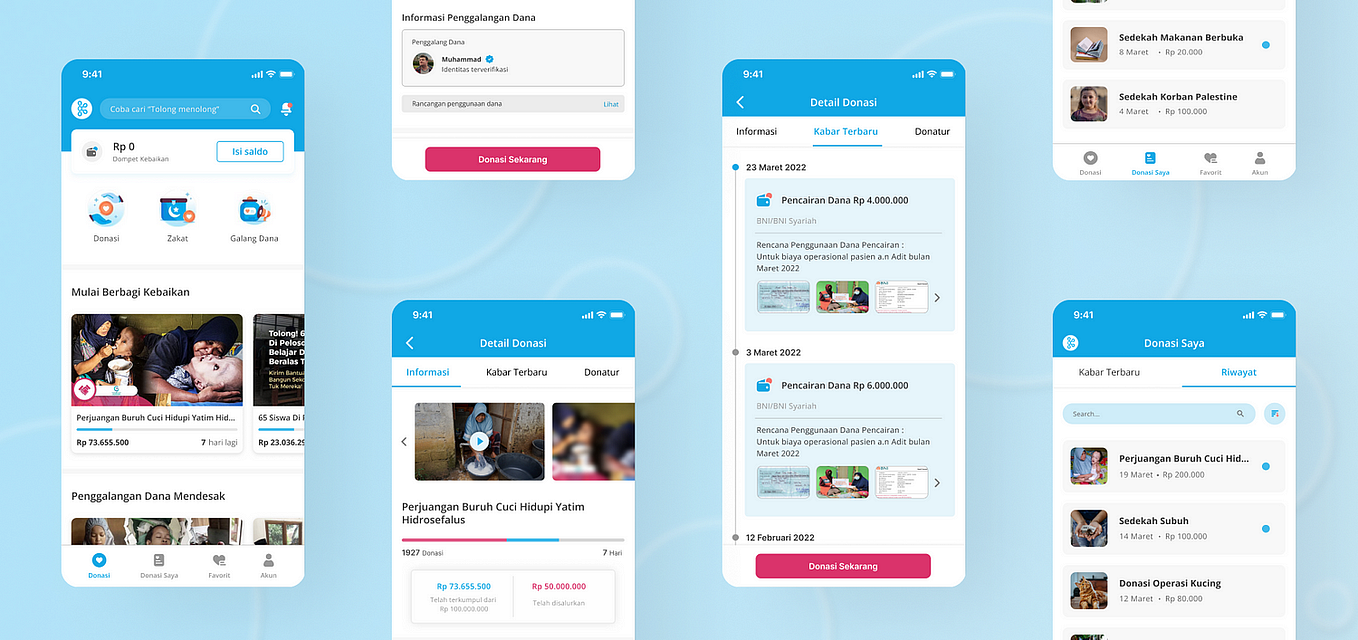 UX Case Study — Redesign Crowdfunding App Kitabisa.com | by Delila ...