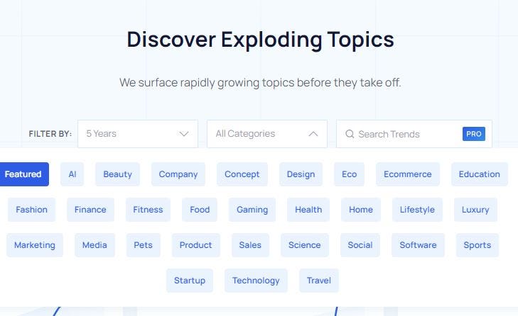 Innovative Business Ideas: Using Exploding Topics Pro for Trend ...