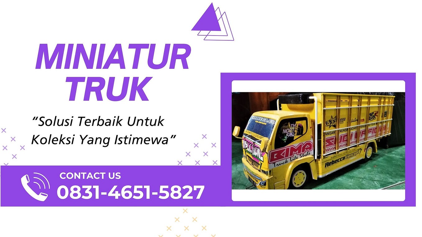 WA 0831–4651–5827, Jual Miniatur Truk Kayu Asli Malang | by WA 0831-4651-5827, Jual Miniatur ...