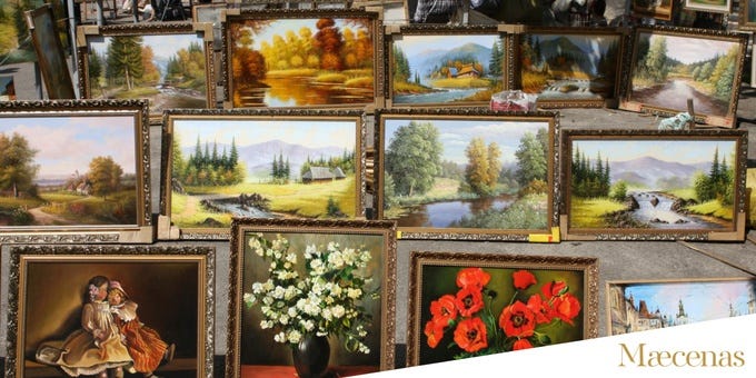 The Art Market Opportunity. The fine art market is a $65… | by Maecenas ...