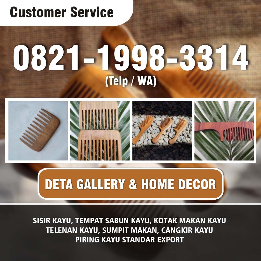ESTETIK 0821–1998–3314 Sisir Serit Kayu | by Jualsisirsirkam | Medium