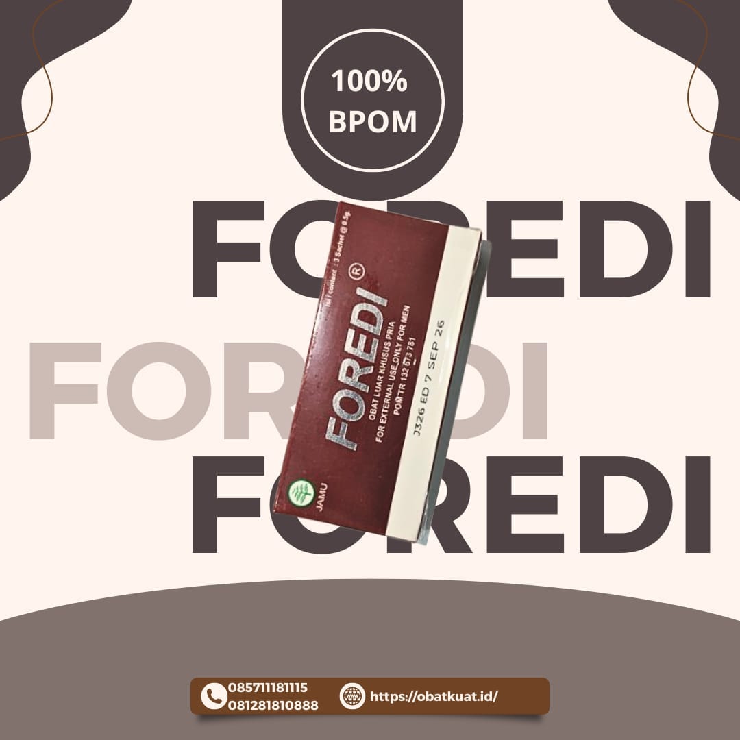FOREDI GEL OBAT KHUSUS PRIA Foredi adalah produk yang diklaim dapat ...
