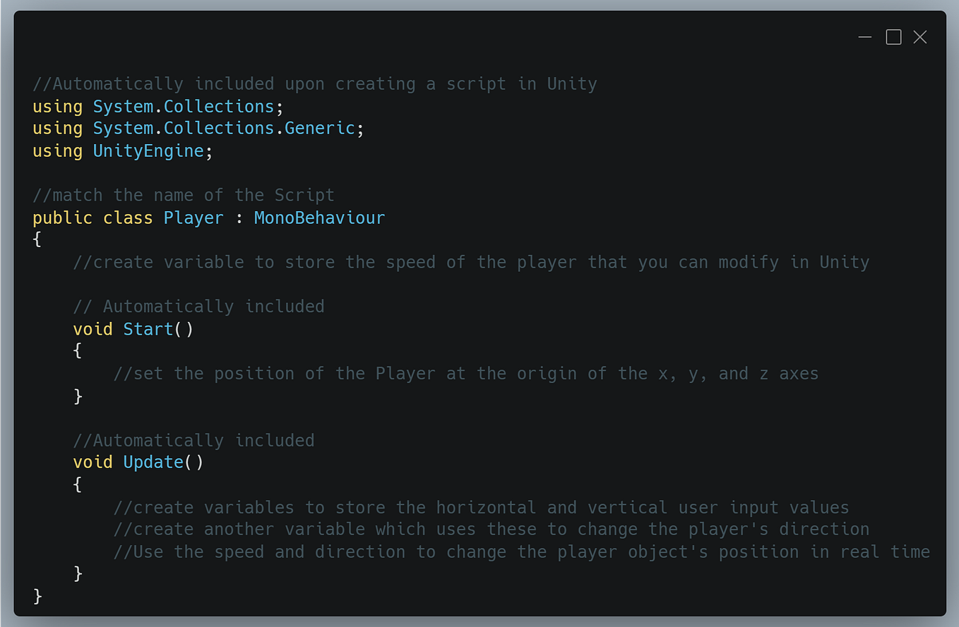 Spawning and Destroying Objects in Unity: Projectiles | by Aaron Silva | Medium
