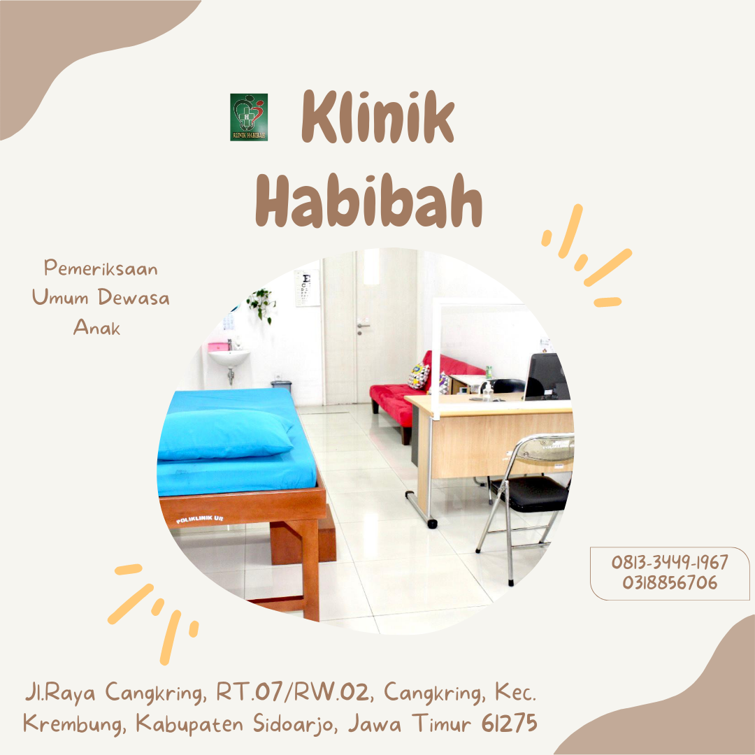 FASILITAS LENGKAP, wa 0813-3449-1967, Melayani Pemeriksaan Apa Saja Klinik Habibah Krembung Klik ...