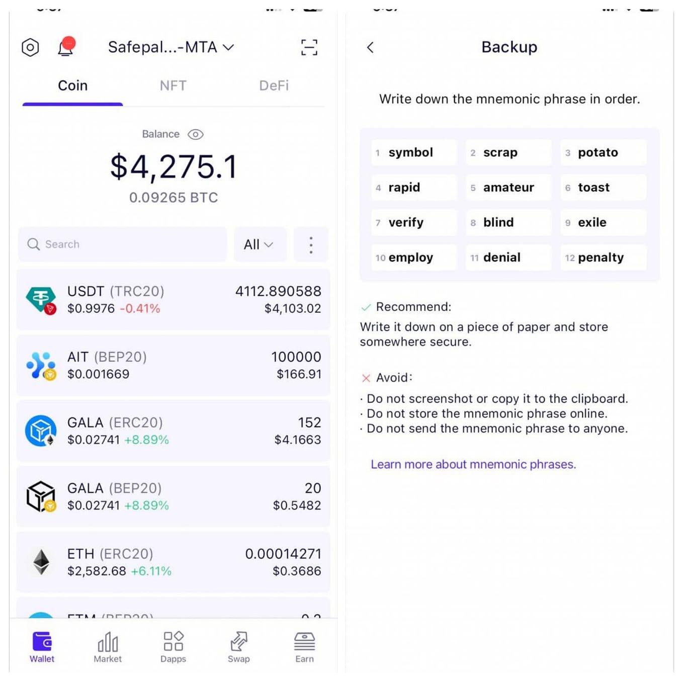 T 4000 Usdt Trc20 Blockchain U Can Use Safepal Wallet Tronlink