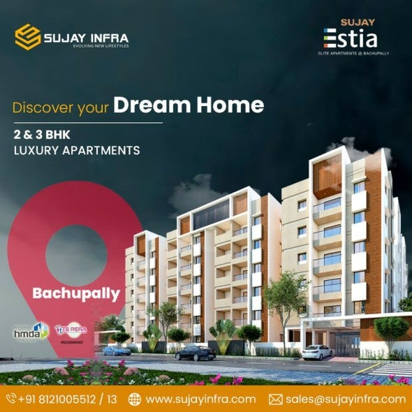 Your Future Awaits with Sujay Infra’s 3 BHK Flats in Bachupally | by ...