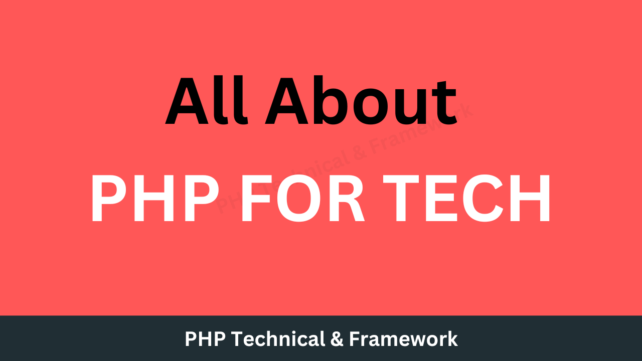 PHP Technology. In the ever-evolving landscape of… | by PHP FOR TECH | Medium