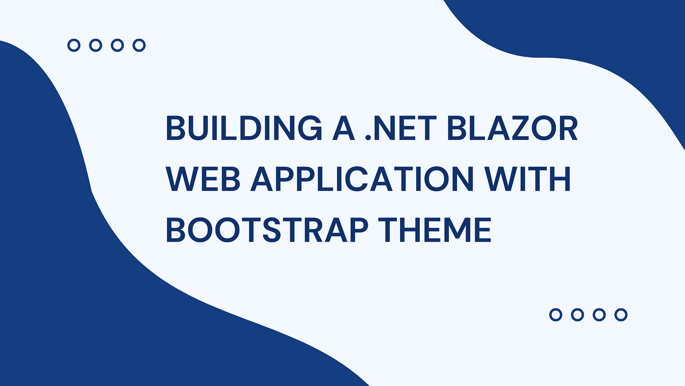 How to create data visualization app with Blazor | by Yuliia Nikitina ...