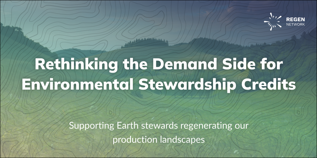 Introducing the Environmental Stewardship Initiative at Regen Network ...