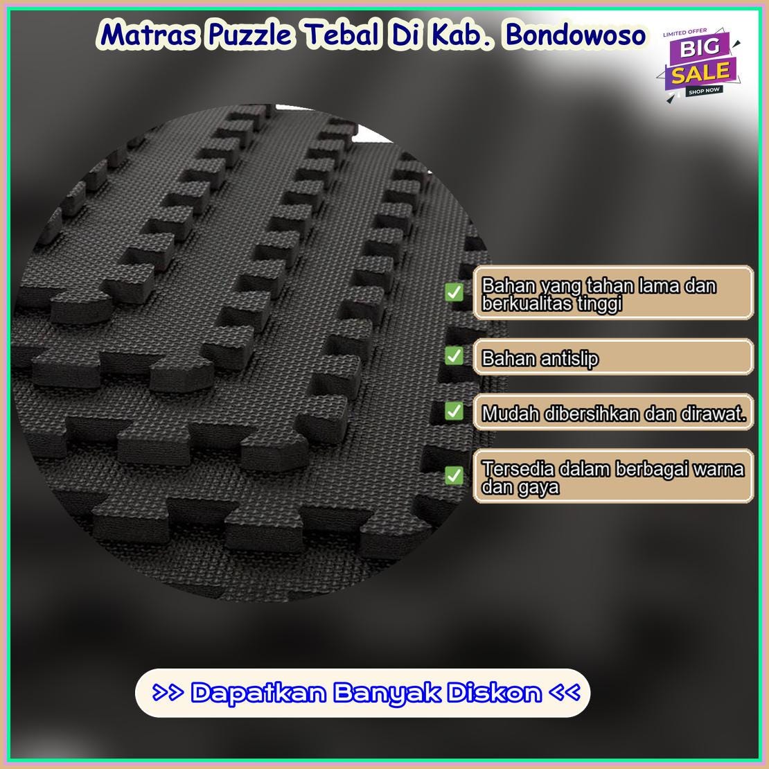 Matras Puzzle Tebal Harga Supplier Toko - Matras Gulat - Medium