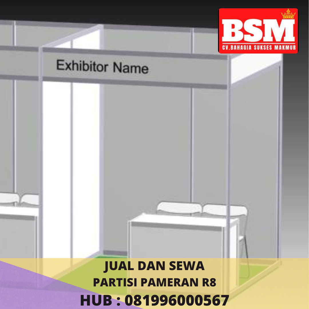 Sewa Booth Partisi Pameran R8 | booth stand partisi r8 | jual dan sewa ...