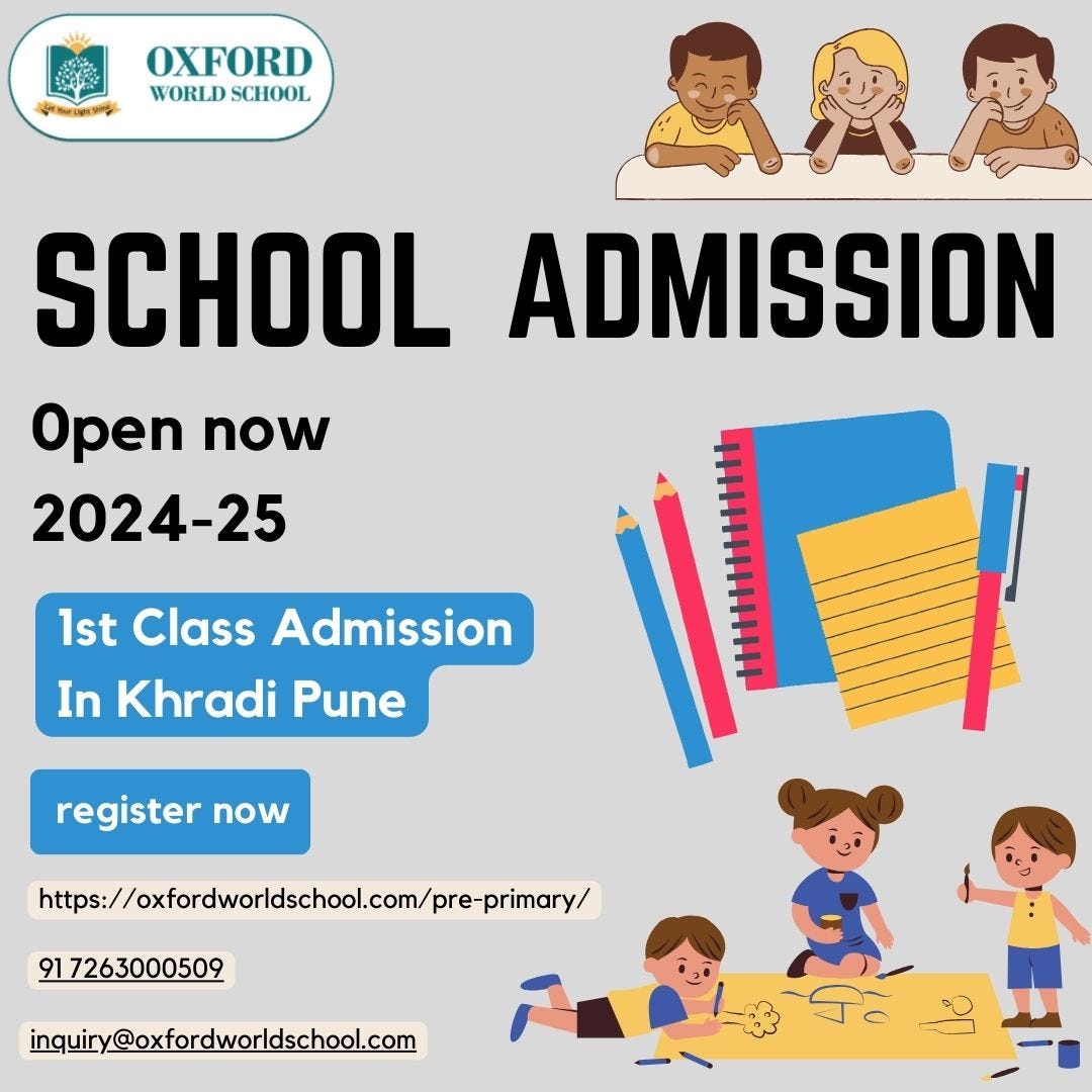 Admission for 7th Class in Kharadi, Pune: Enroll at Oxford World School ...