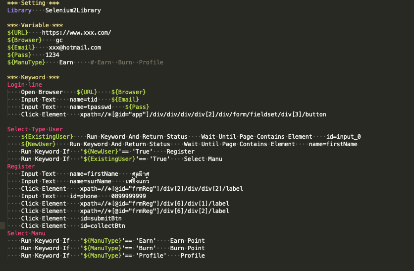 ตัวอย่าง การ เขียน Test Template Robot Framework | by Suleeying Ying ...