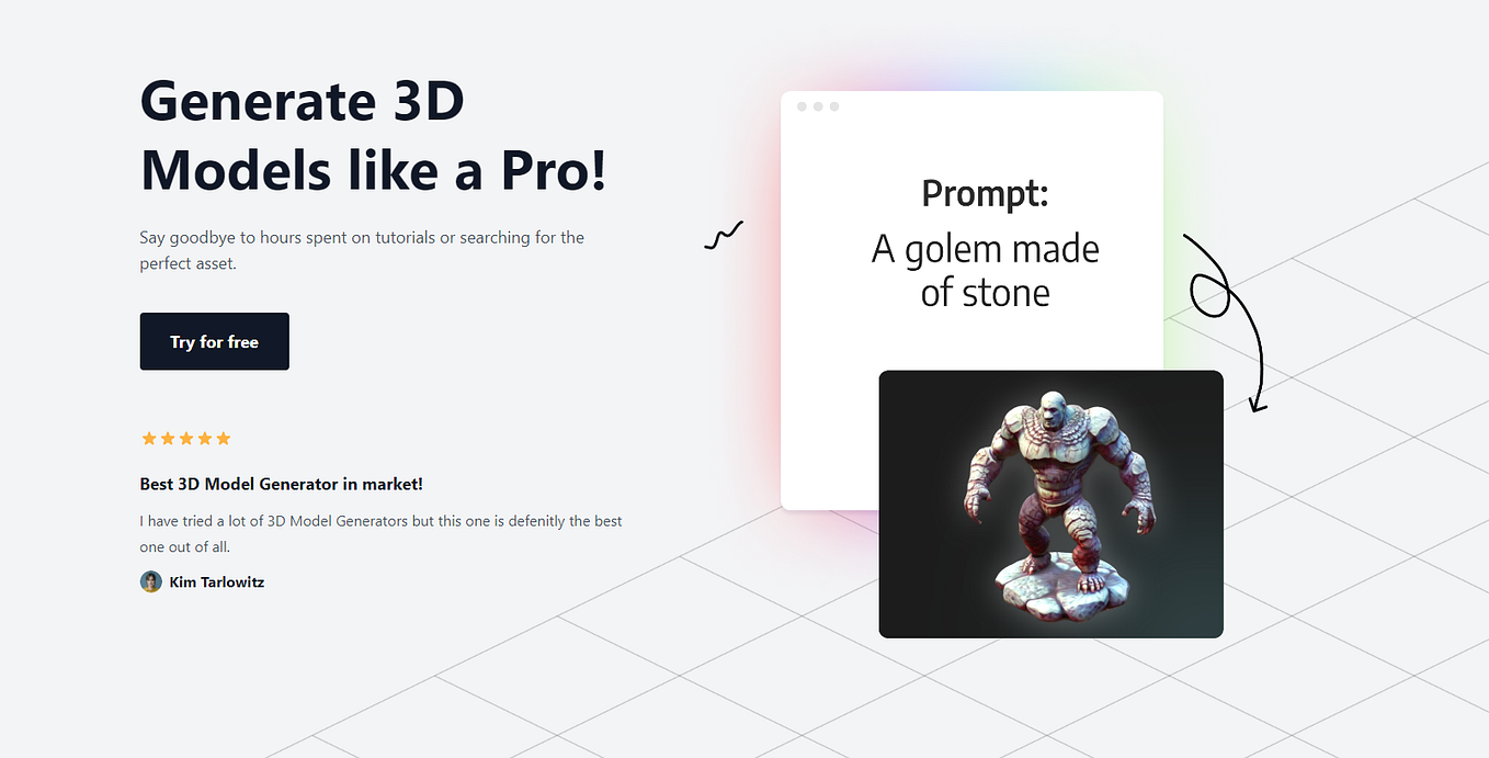 AI 3D Model Generator: How AI is transforming 3D Art? | by Ntmspanx ...