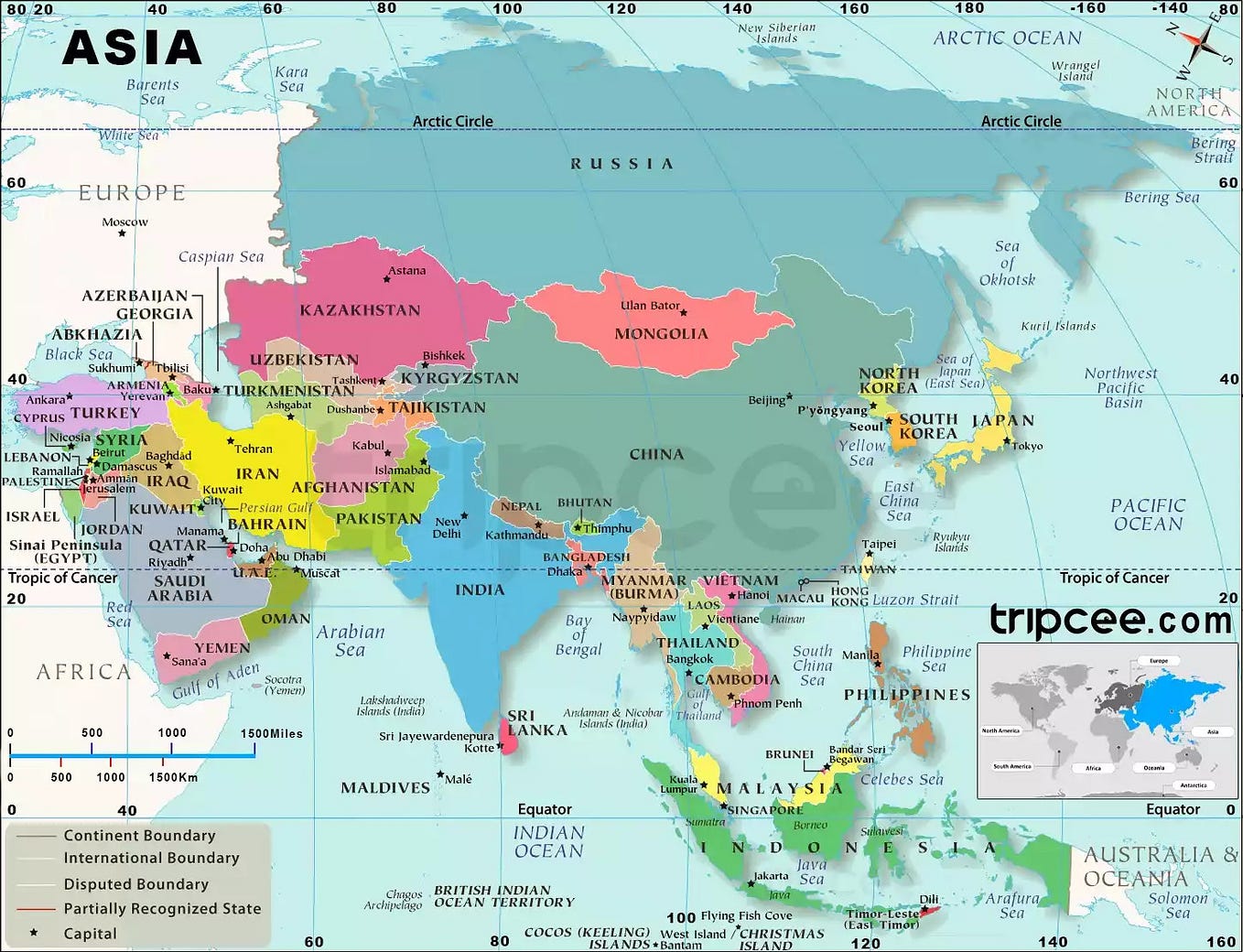 8 CONTINENTS OF THE WORLD. There are eight (8) continents in the… | by ...