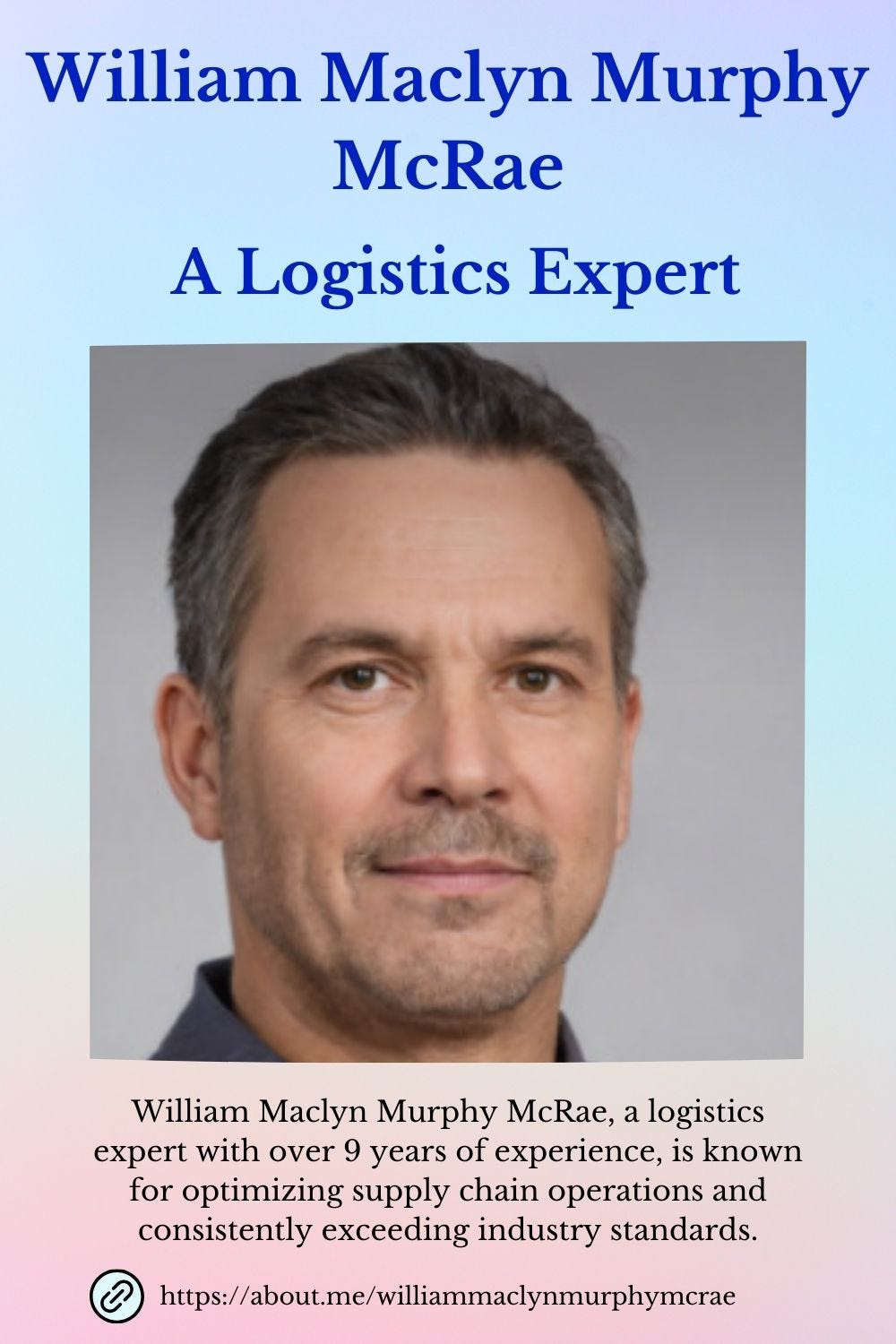 William Maclyn Murphy McRae — An Advocate for Sustainability in Logistics - William Maclyn ...