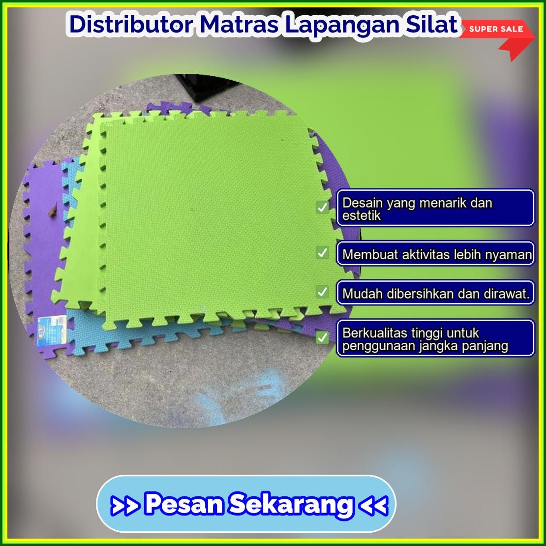 Matras Silat 5Cm Harga Pemasok Penyalur - Matras Judo - Medium