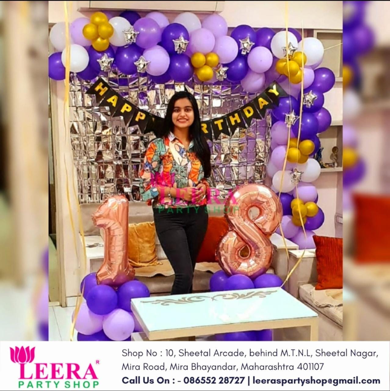 Leera’s Party Shop Happy Birthday Peppa Pig theme Decoration Leera’s ...