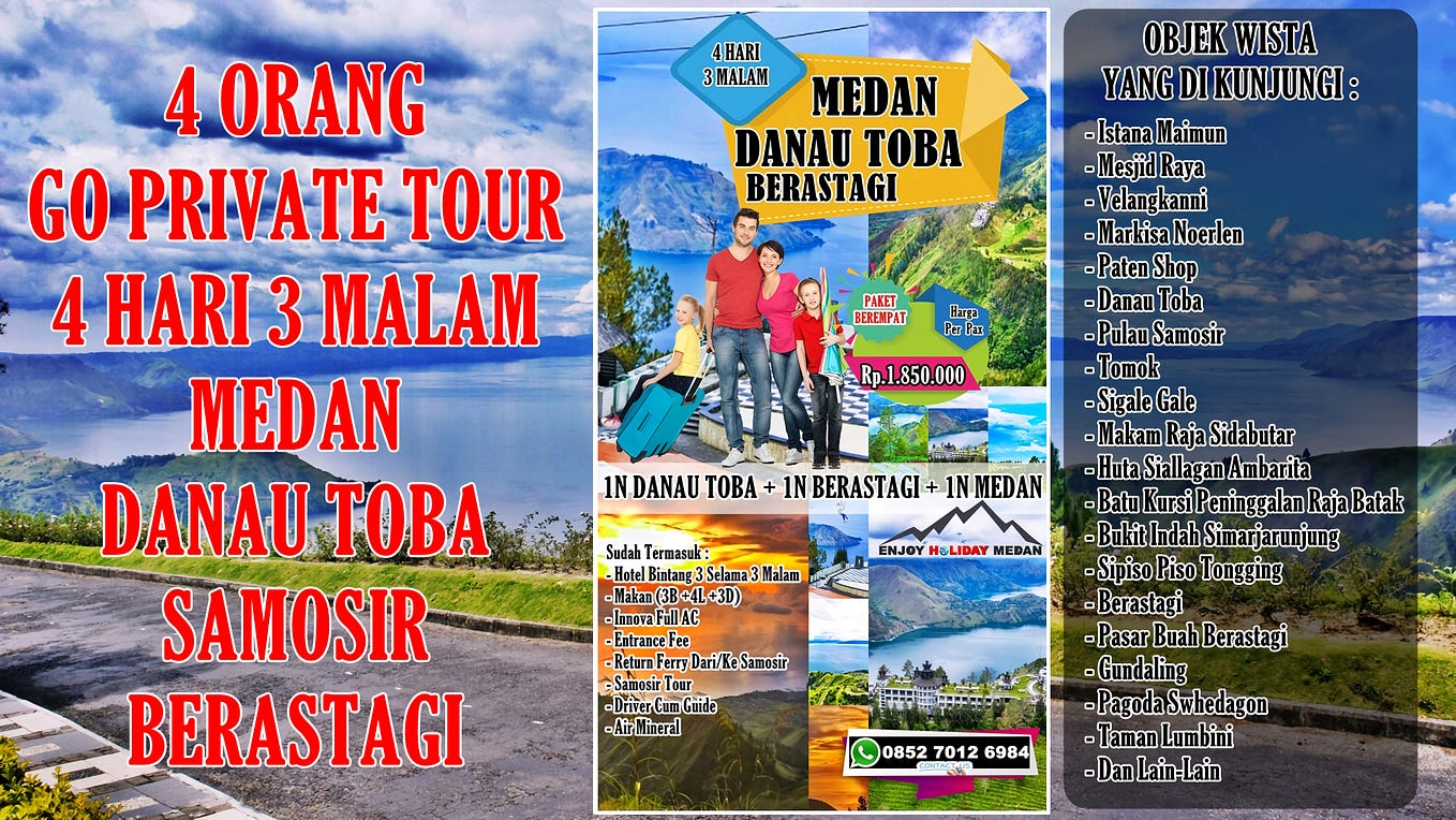 paket wisata danau toba 2 hari 1 malam - enjoy tour medan - Medium