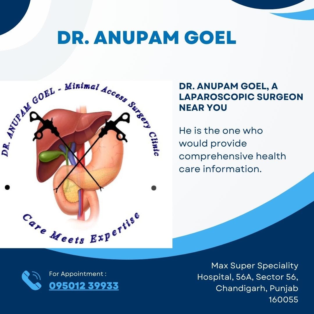 Championing Precision and Care-The Laparoscopic Surgeon in Chandigarh | by Dr. Anupam Goel | Apr ...
