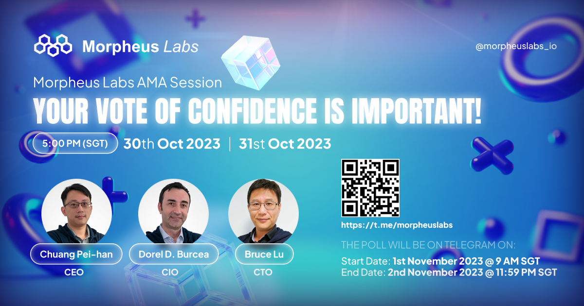 Morpheus Labs AMA Session (JOIN US) | by Morpheus Labs | morpheuslabs_io | Medium