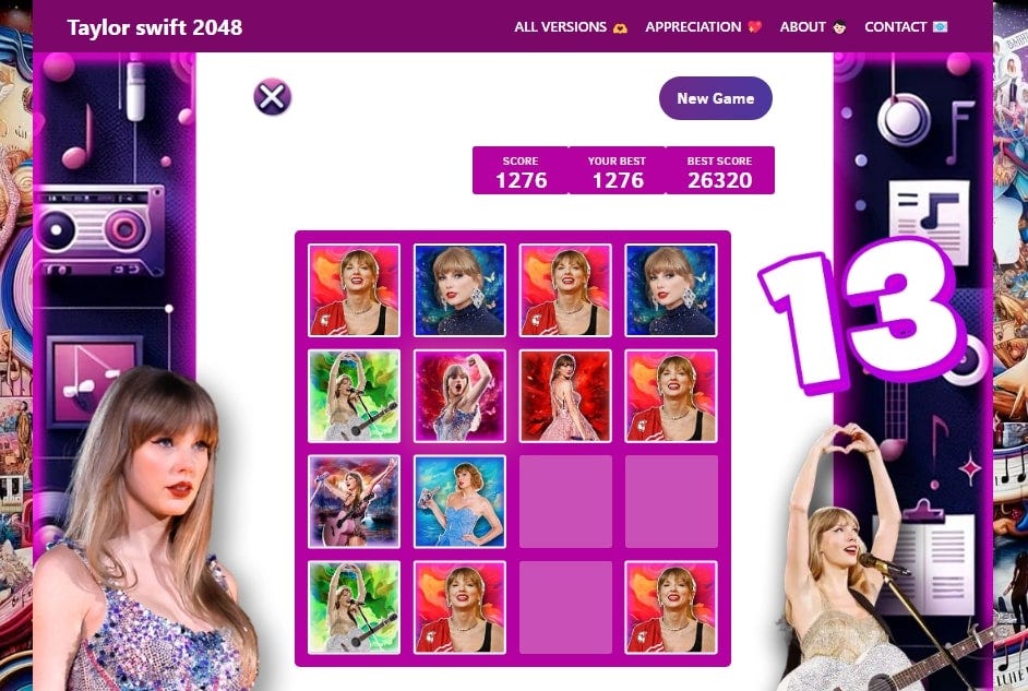 How to Play 2048: A Beginner’s Guide | by Taylor Swift 2048 Game | Medium