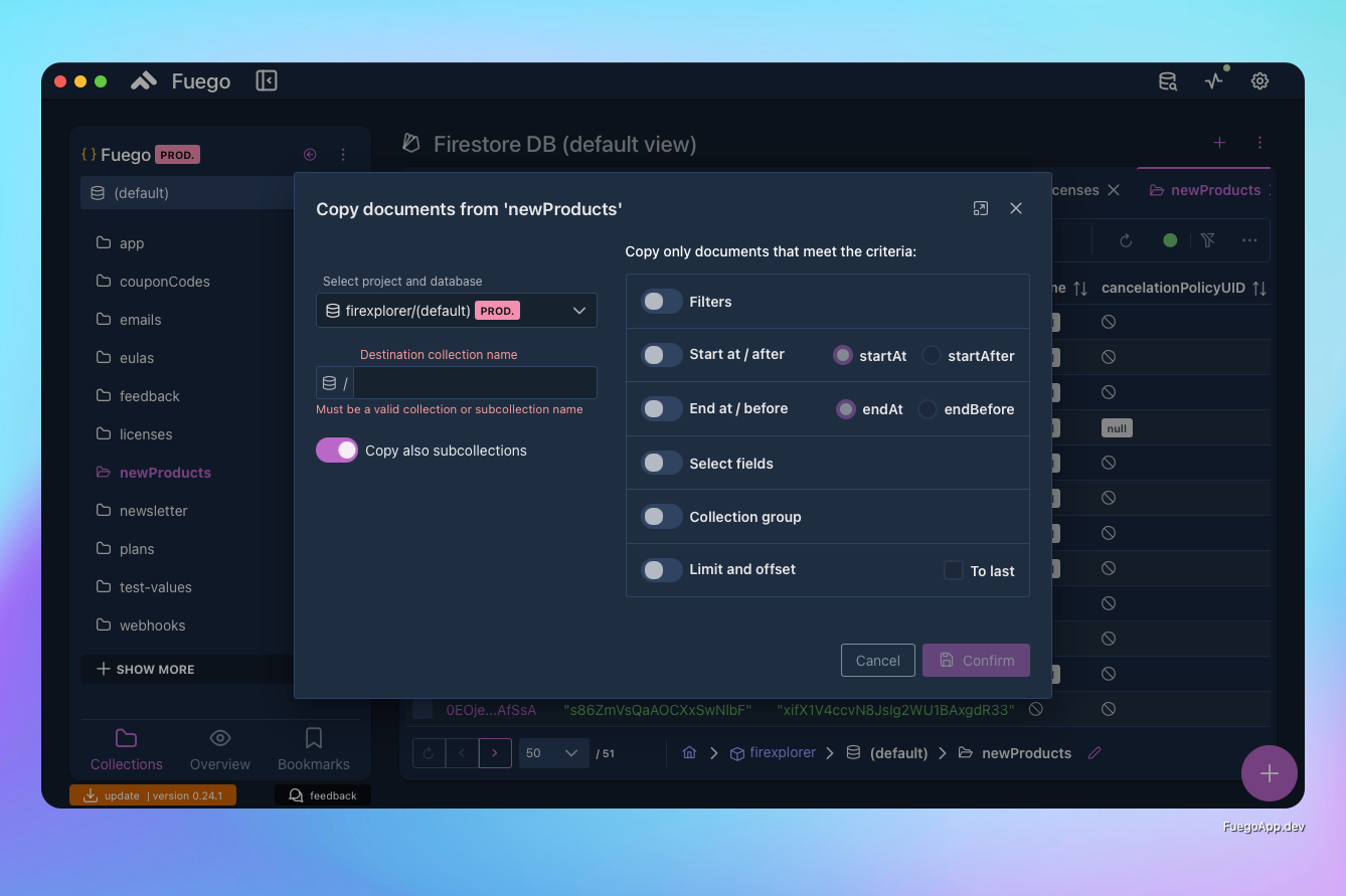 Export JSON from Firebase Firestore without Code | by Mathis | Medium Export JSON from Firebase Firestore without Code | by Mathis | Medium