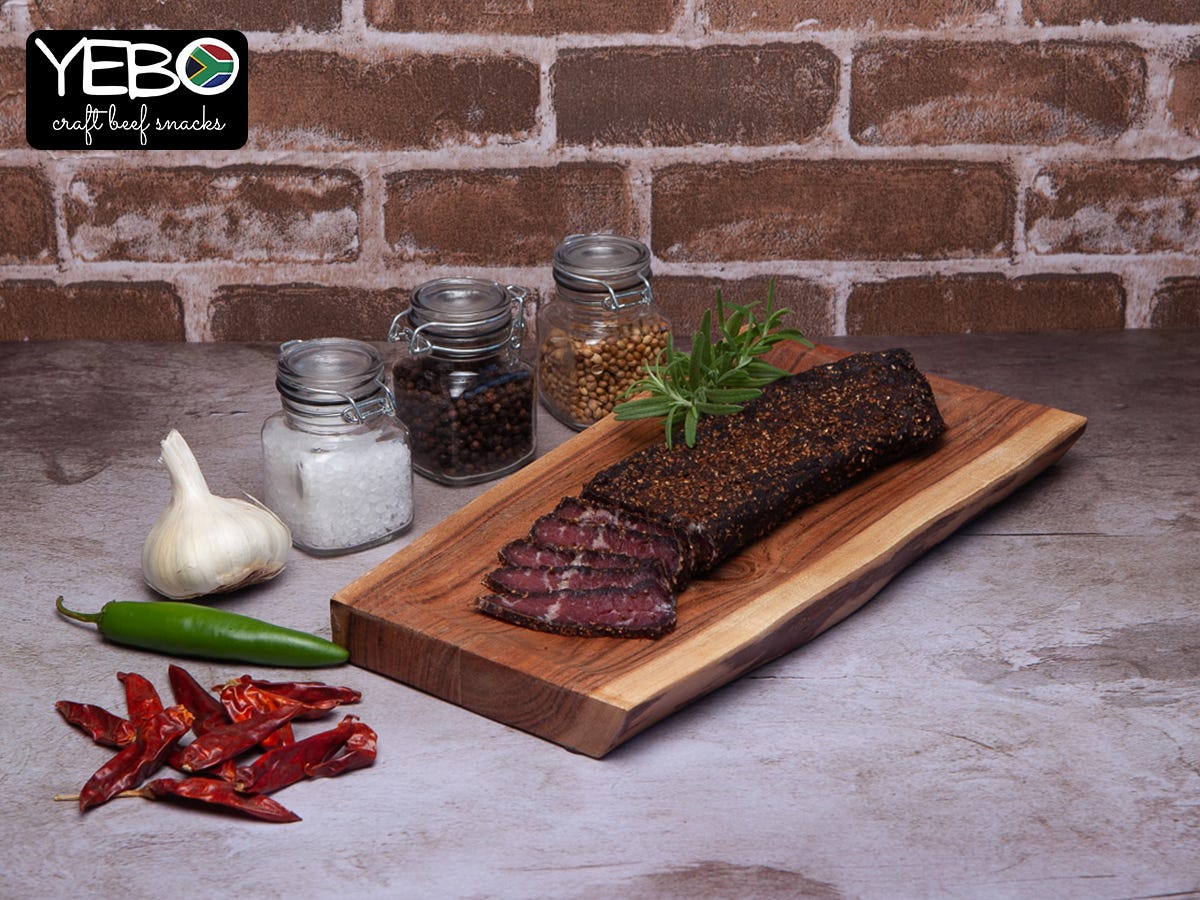 Traditional Biltong Sliced — Authentic South African Delights - Yebo ...