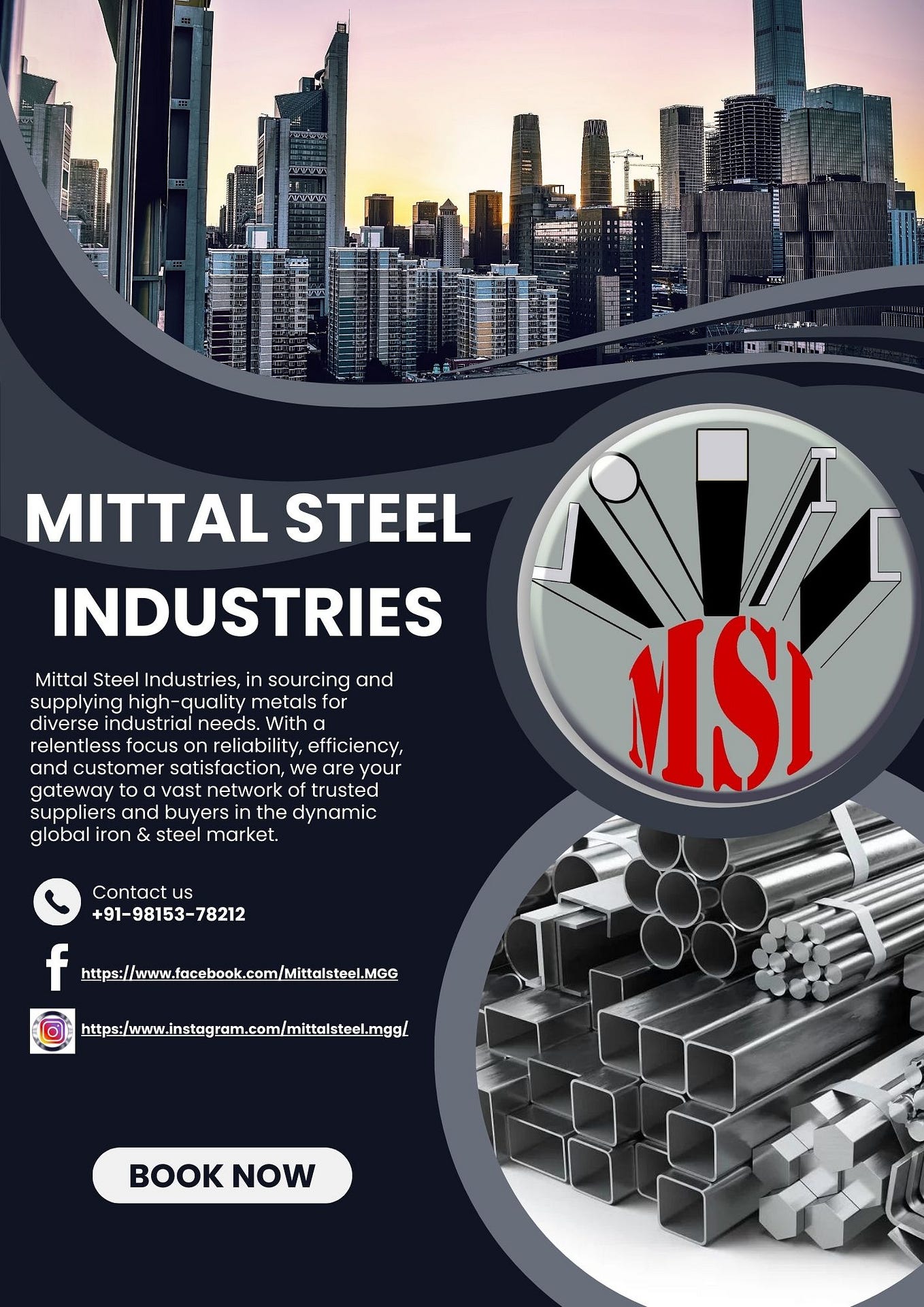 ERW Pipes - Mittal steel Industries - Medium