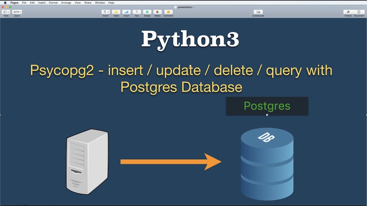 Connect to Postgres using psycopg2 and make it happen the Andela way ...