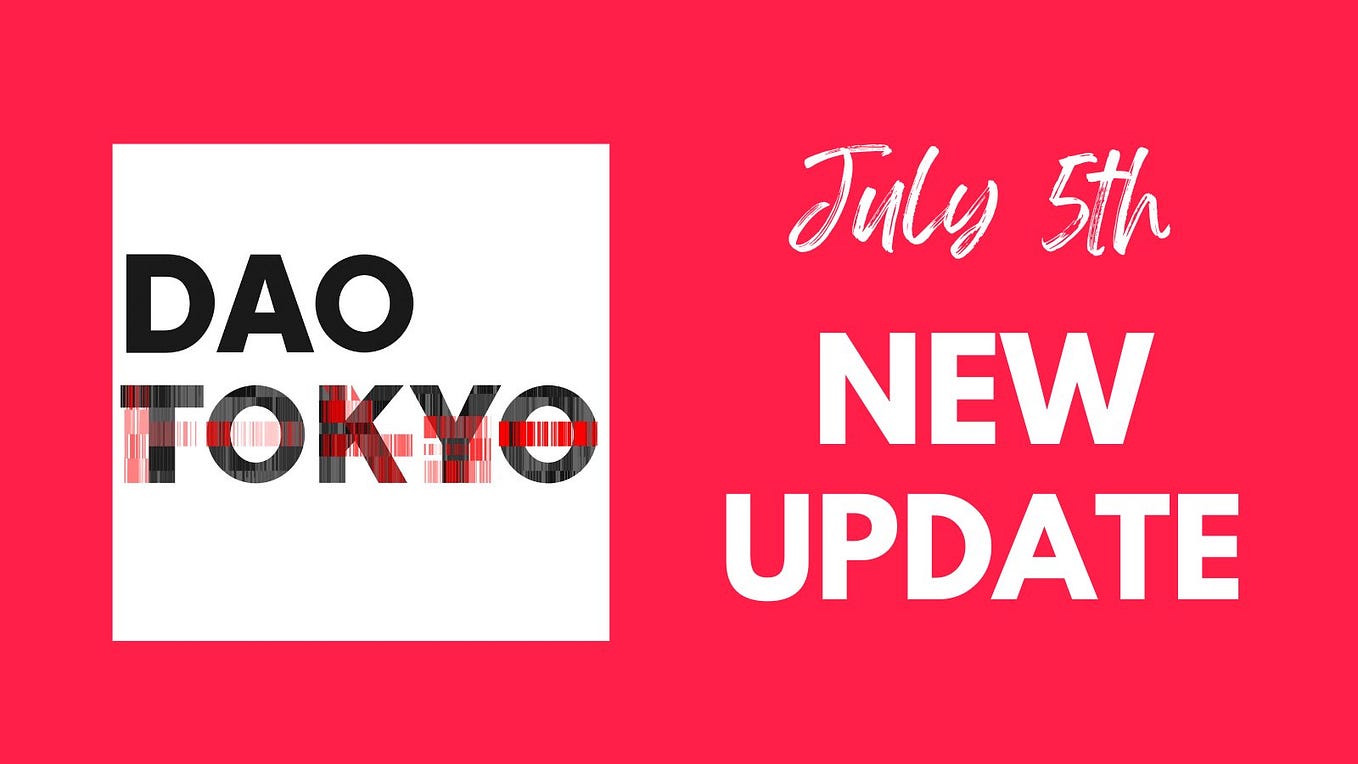 Experiencing DAO TOKYO: Announcing the start of ticket sales and speaker results | by Fracton ...