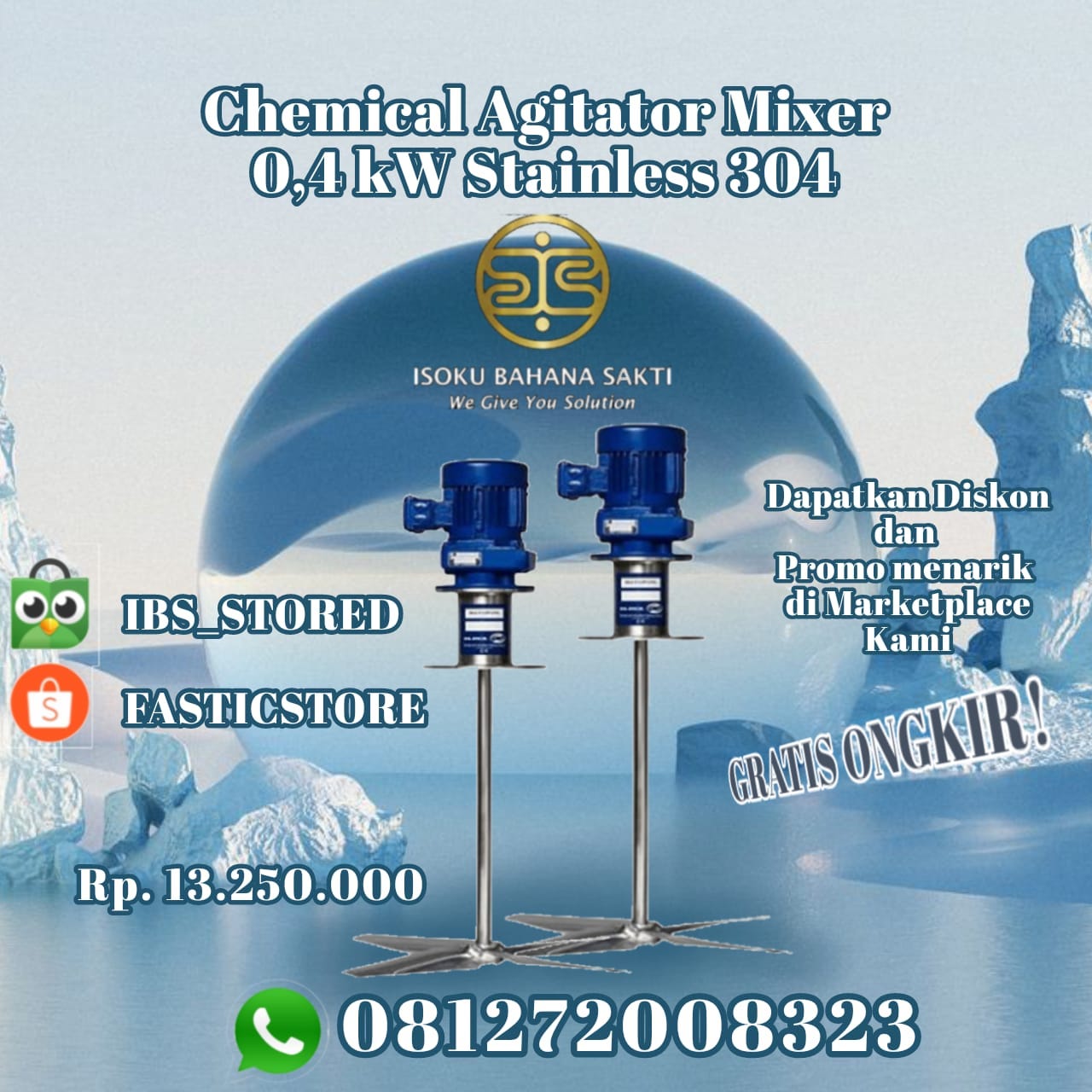 Agitator Mixer Diagram PT. Isoku Bahana sakti - Ica Isoku - Medium