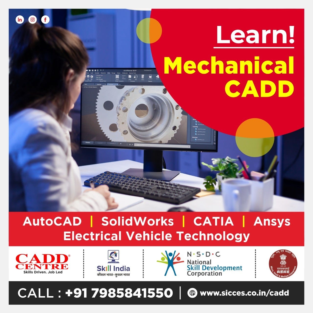 AutoCAD Courses | CADD Centre Lucknow | Call now 9919990666 - Neha Sharma - Medium