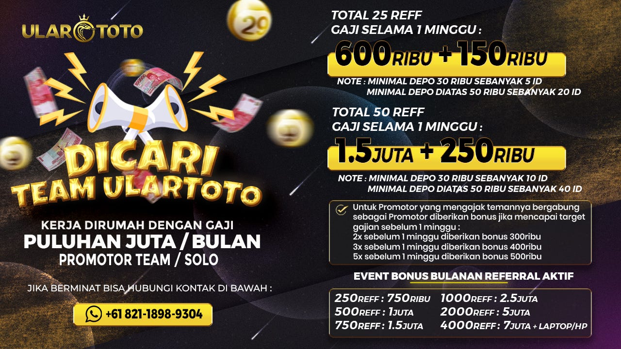 ULAR TOTO Situs Togel Online, Live Casino & Slot Online Resmi | by ular ...