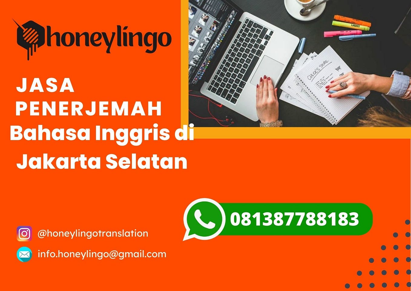 Jasa Penerjemah Bahasa Inggris di Jakarta Selatan | Honey Lingo | by ...