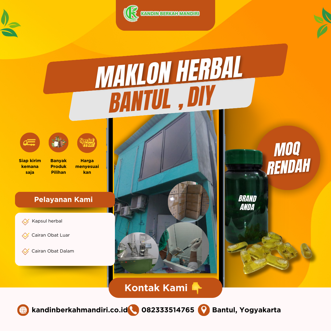 Jasa Maklon Herbal Jogja Ukot Bpom | by Jasa Maklon Herbal Jogja | Jun, 2024 | Medium