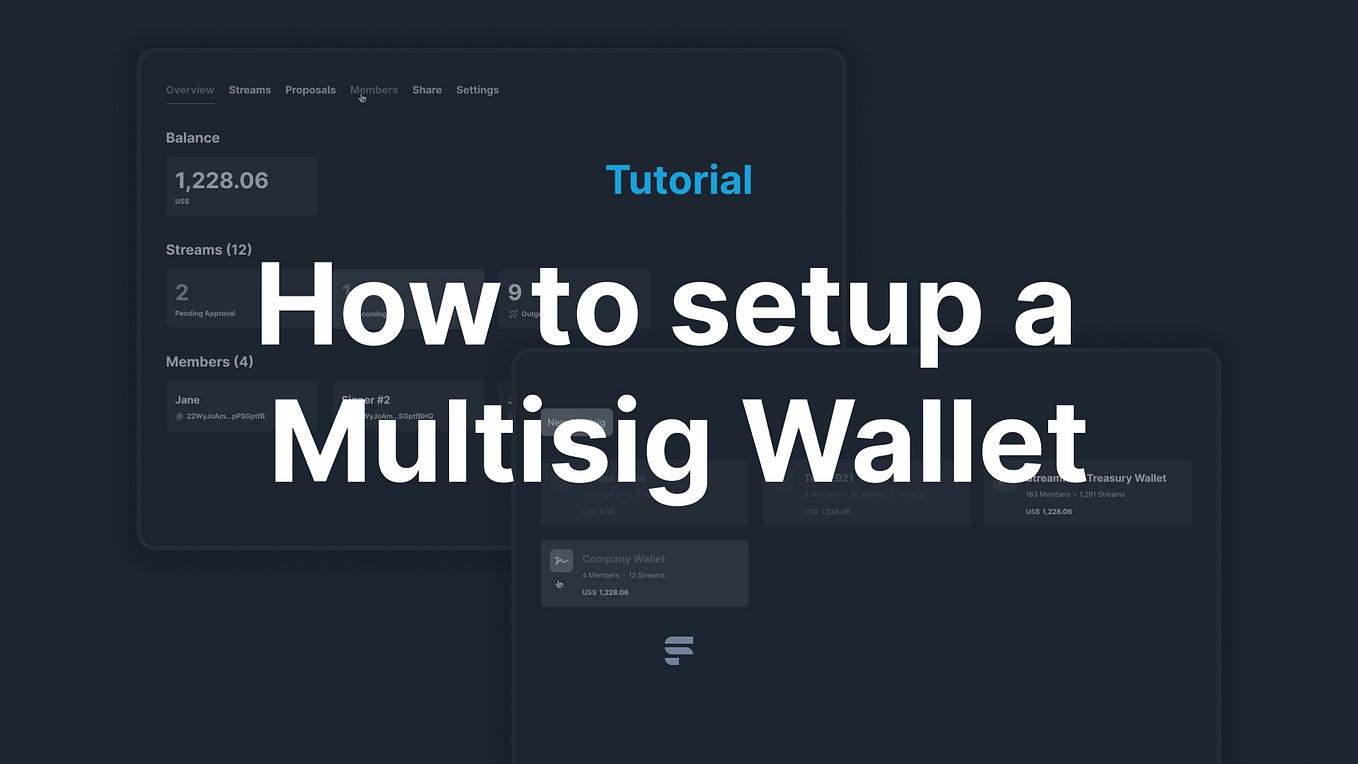 How To Set Up a Multisig Beta Wallet With Streamflow | by Streamflow | Medium