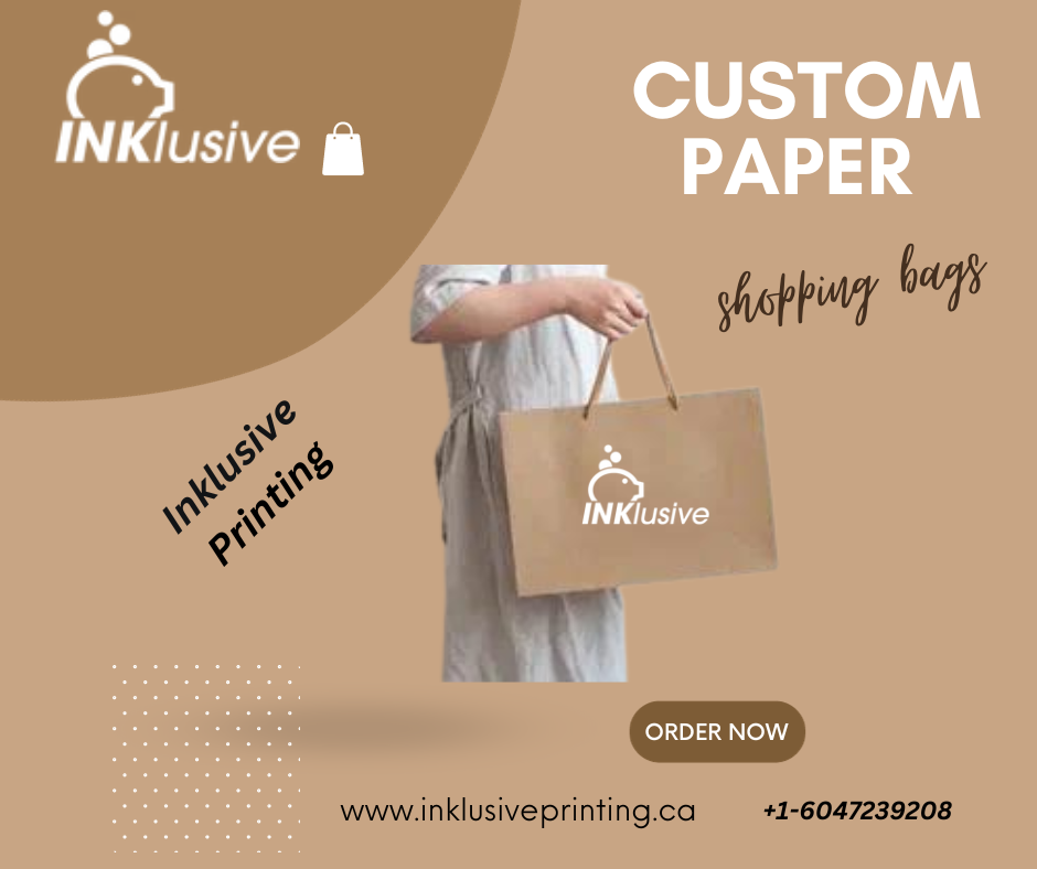 Eco-Friendly Branding: Simple Custom Printed Paper Bags. - Inklusive ...