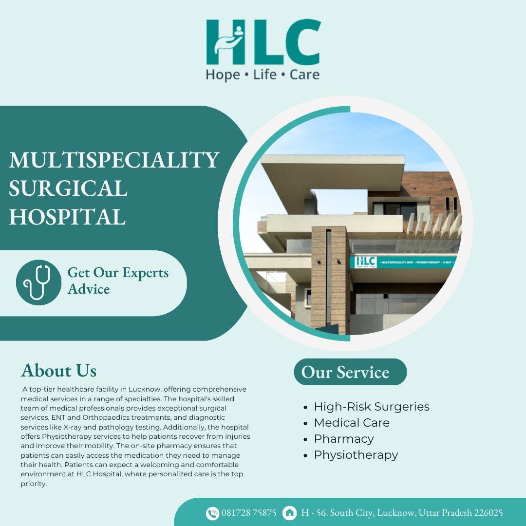 Best Spine Surgery Hospital in Lucknow | HLC Hospital | Medium