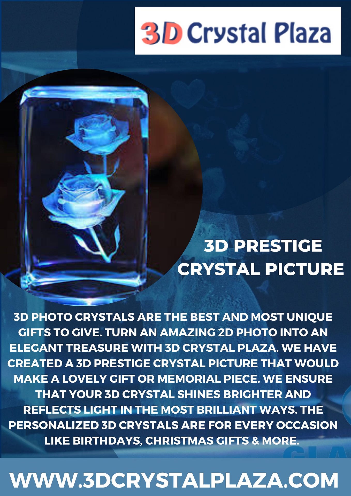 Heart Crystal — 3D Crystal Plaza - 3D Crystal Plaza - Medium
