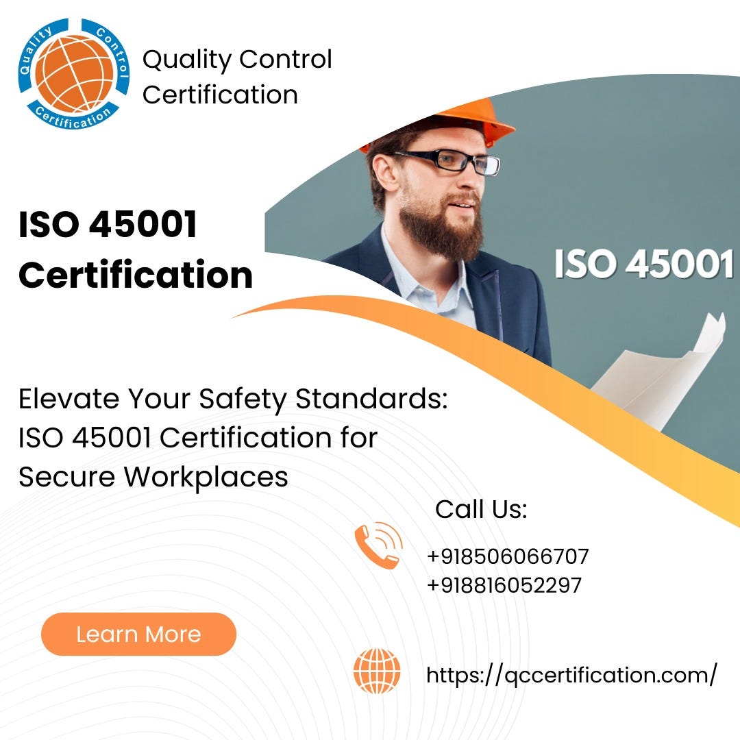 ISO 45001 Certificate | QC Certification - Dakshchauhann - Medium