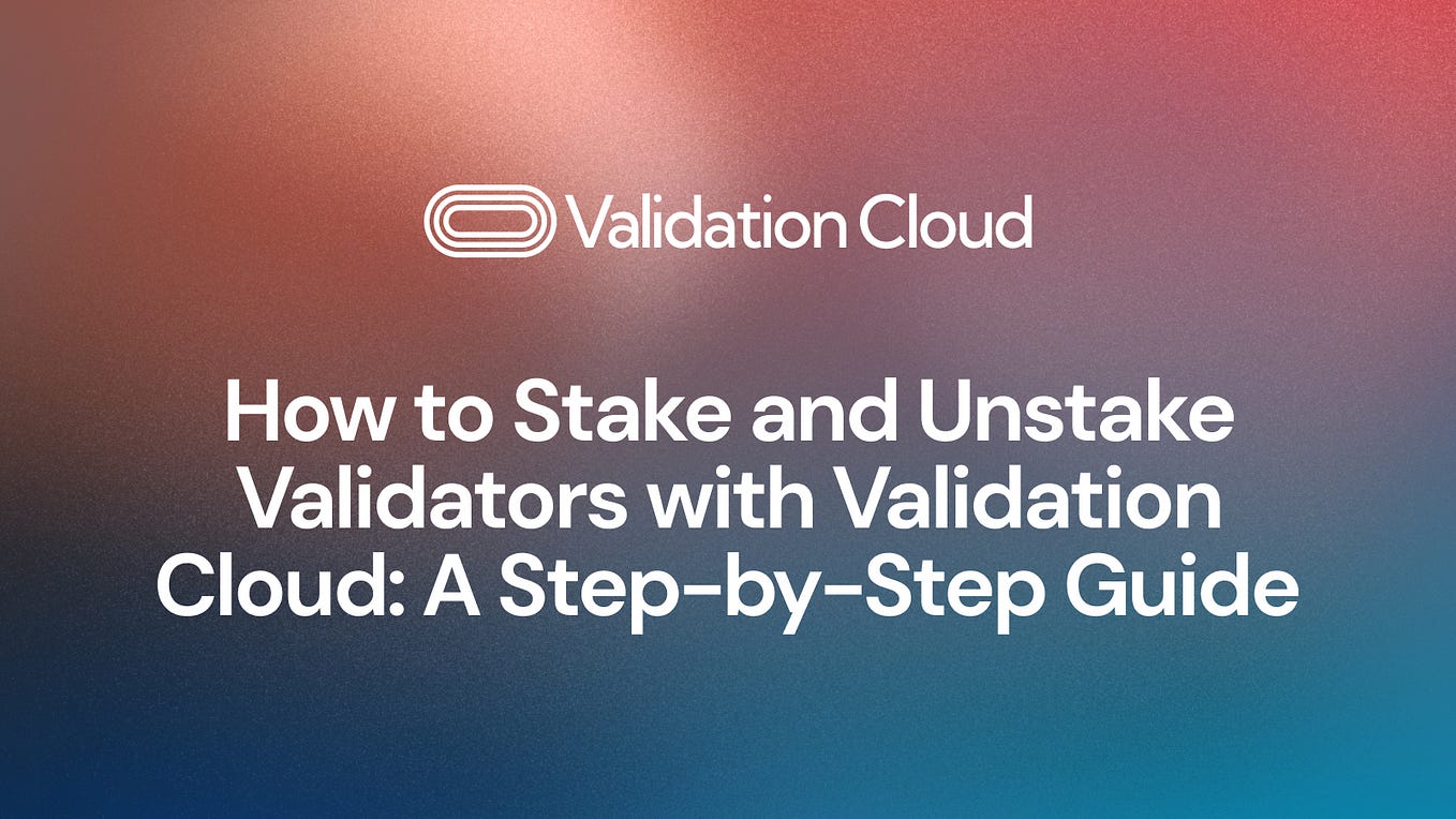 What is Node Infrastructure?. This series aims to educate the… | by Validation Cloud ...