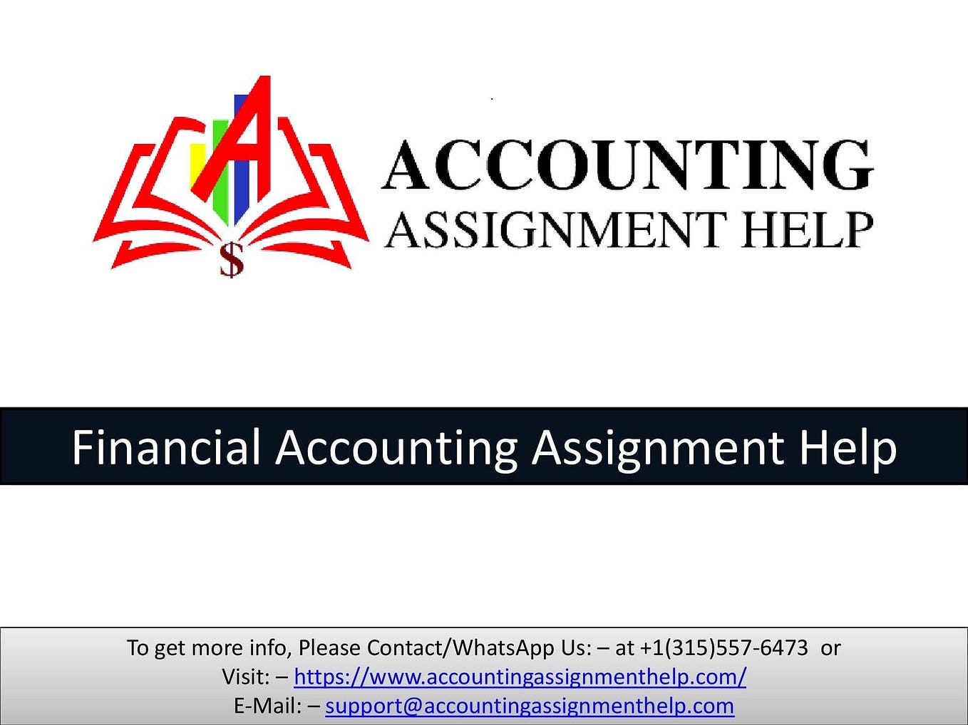 Accounting Assignment Help - Stella Brown - Medium