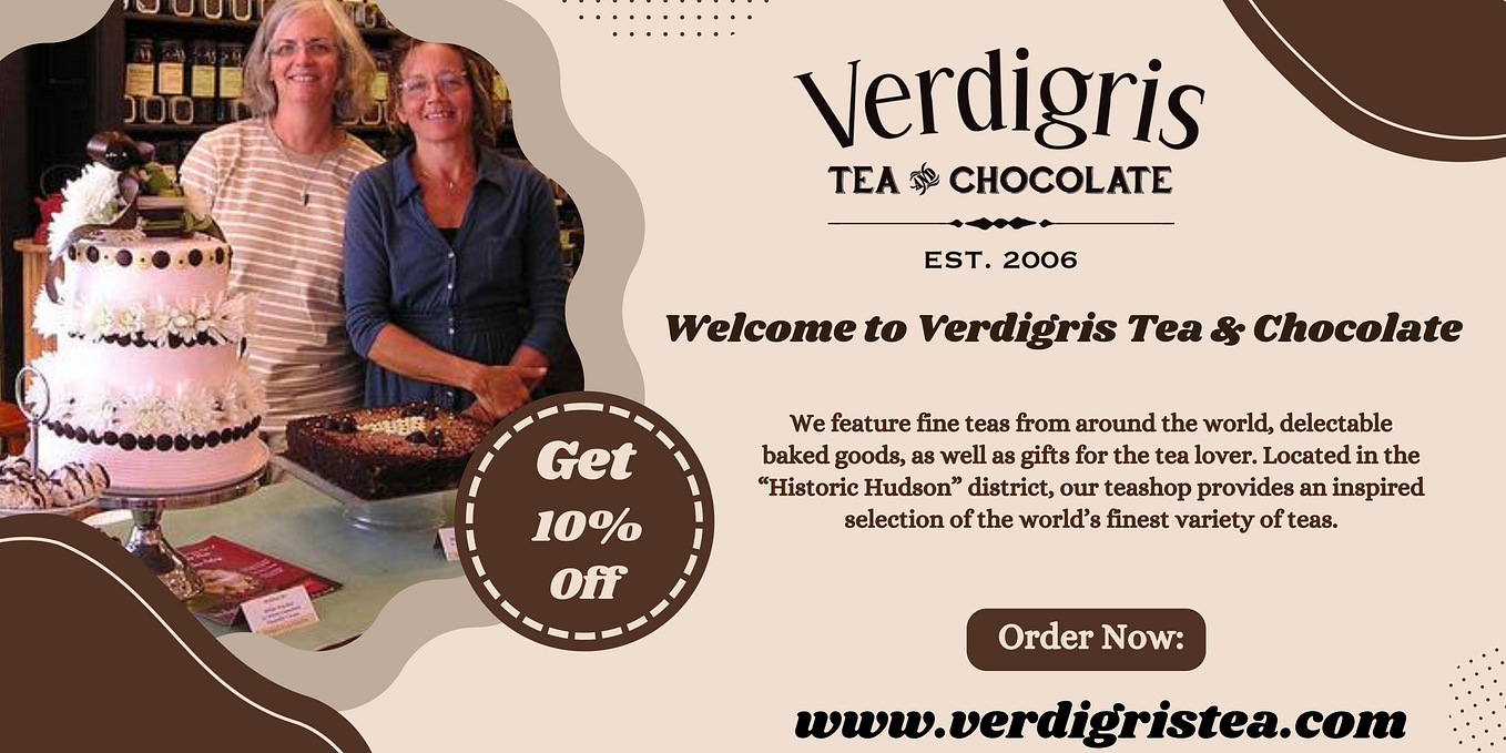 Black Forest Tea — Verdigris Tea & Chocolate Bar - Verdigris Tea ...