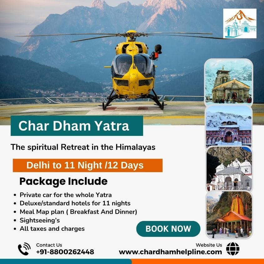 Book Chardham Yatra Package by Helicopter - Chardhamhelpline - Medium