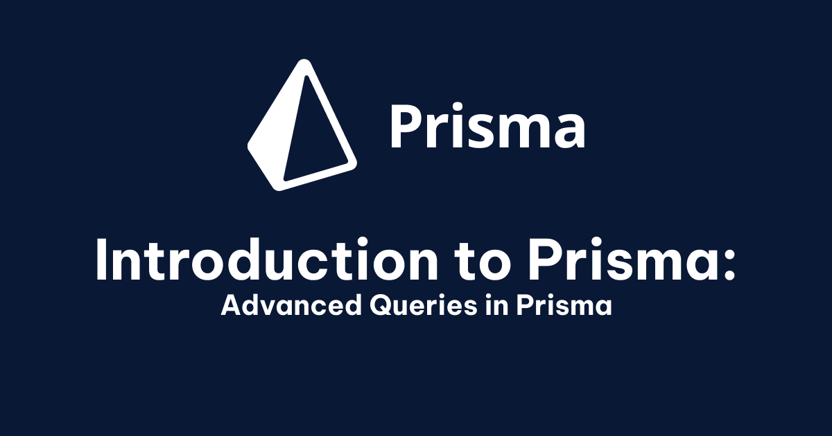 Introduction to Prisma: Performance Optimization with Prisma — Part 9/13 | by Stephen Klop | Medium