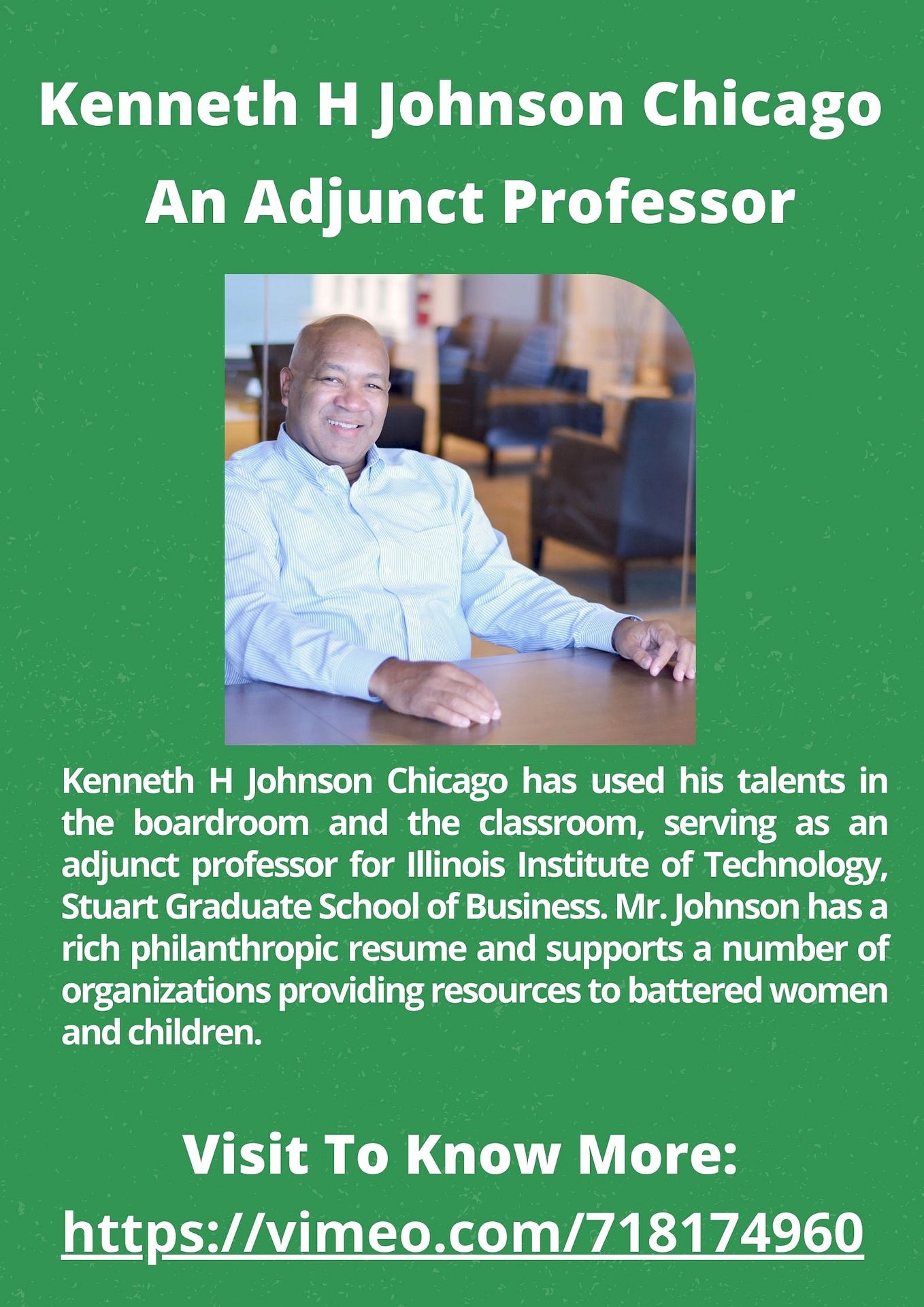Kenneth H Johnson Chicago — An Avid Supporter - Kennethhjohnsonchicago ...