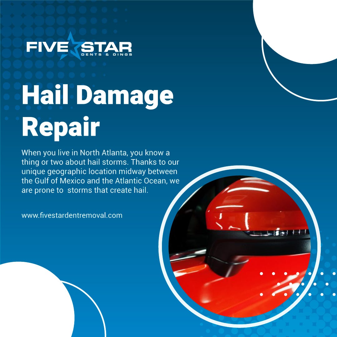 Hail Damage Repair - Five Star Dent Removal - Medium