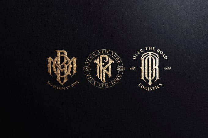 I will design a luxury brand initial letters, monogram logo | by Design ...