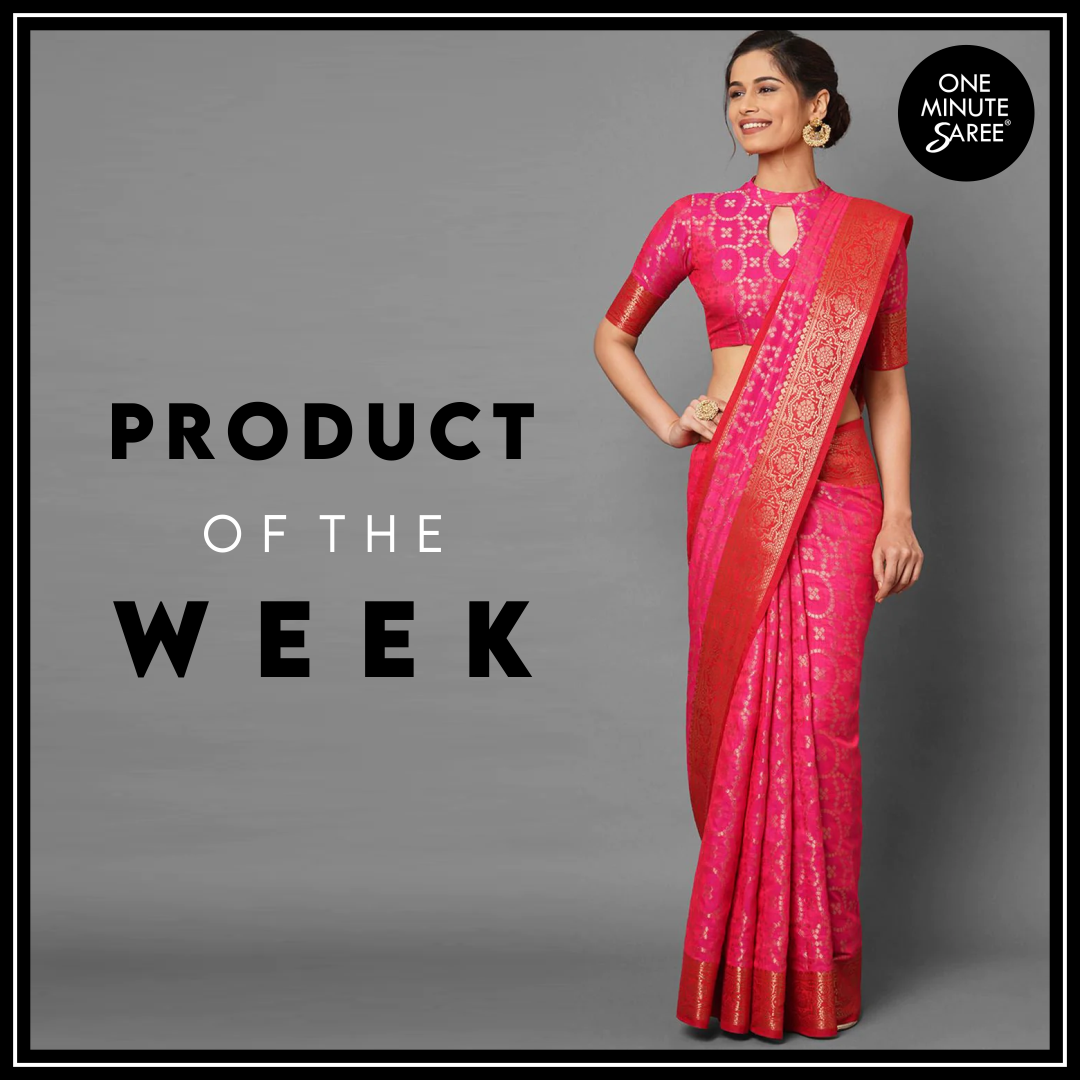 Pre Pleated Saree | Pre stitched saree | by Oneminutesaree | Medium